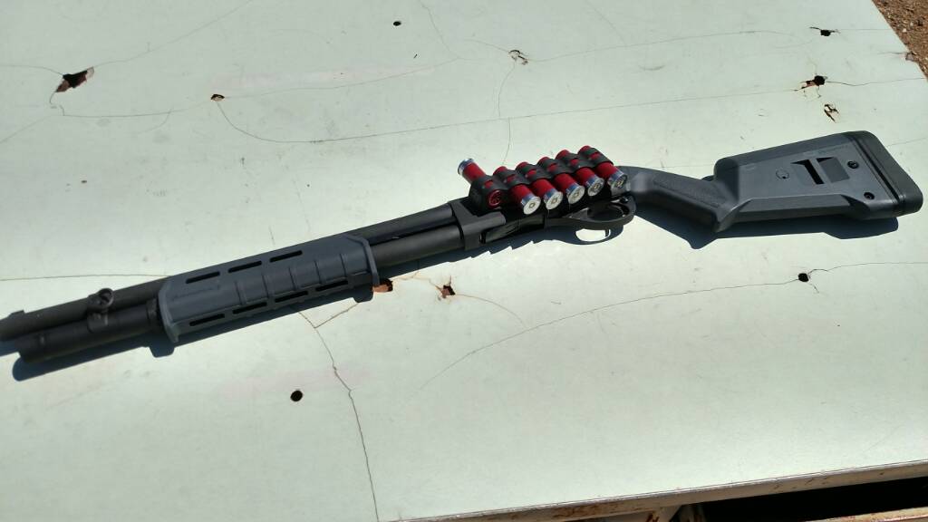 Remington 870 With Grey Magpul Furniture Home Defense Build