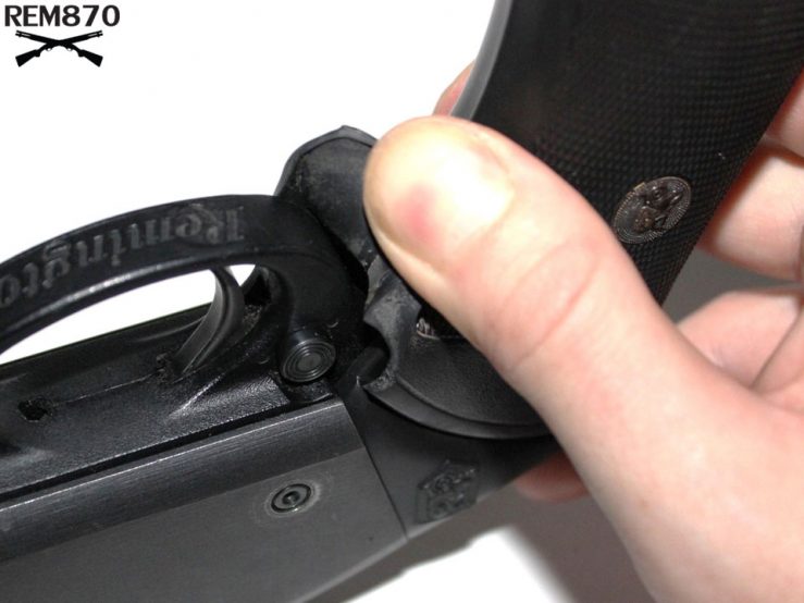 Pachmayr rubber pulled off trigger guard | Remington 870, Accessories ...
