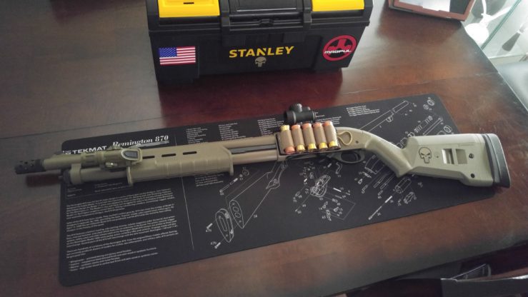 Remington 870 Adjustable Night Sights from Trijicon