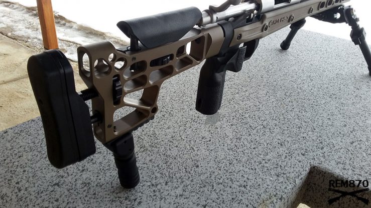 Remington 700 SPS with MDT (Modular Driven Technologies) HS3 LA Stock ...